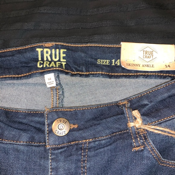 True Craft | Jeans | True Craft Plus Size Plaid Destructed Jeans Nwt ...